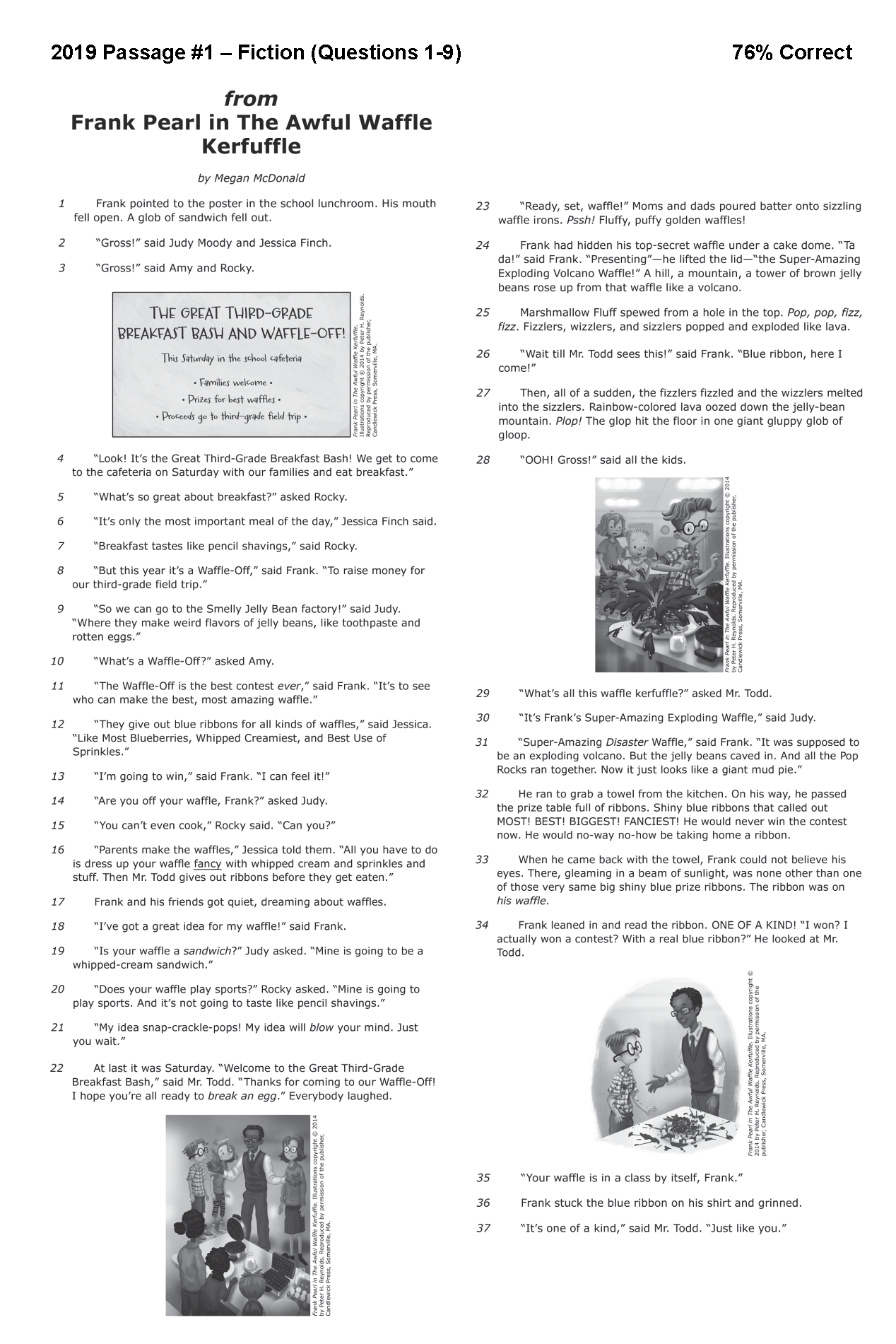 ELAR Passages - 3rd ELAR